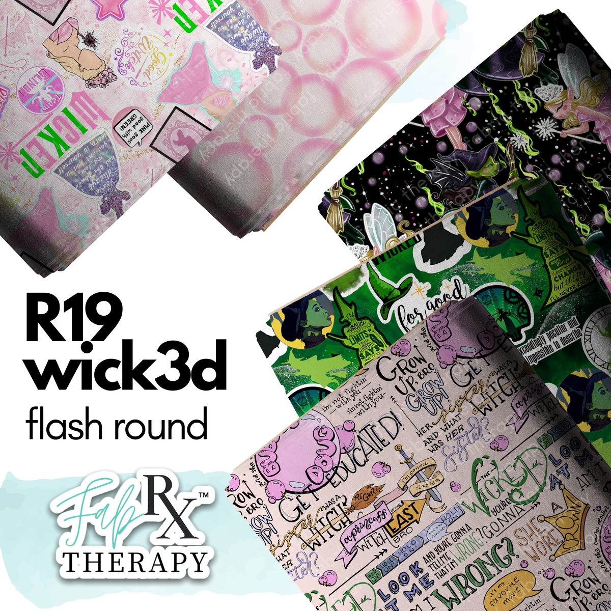 R19 - Wick3d Flash Pre-Order – Fabric Therapy