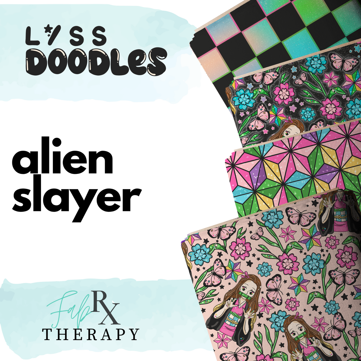 Alien Slayer - Fabric Therapy™️ x Lyss Doodles Collection – Page 2