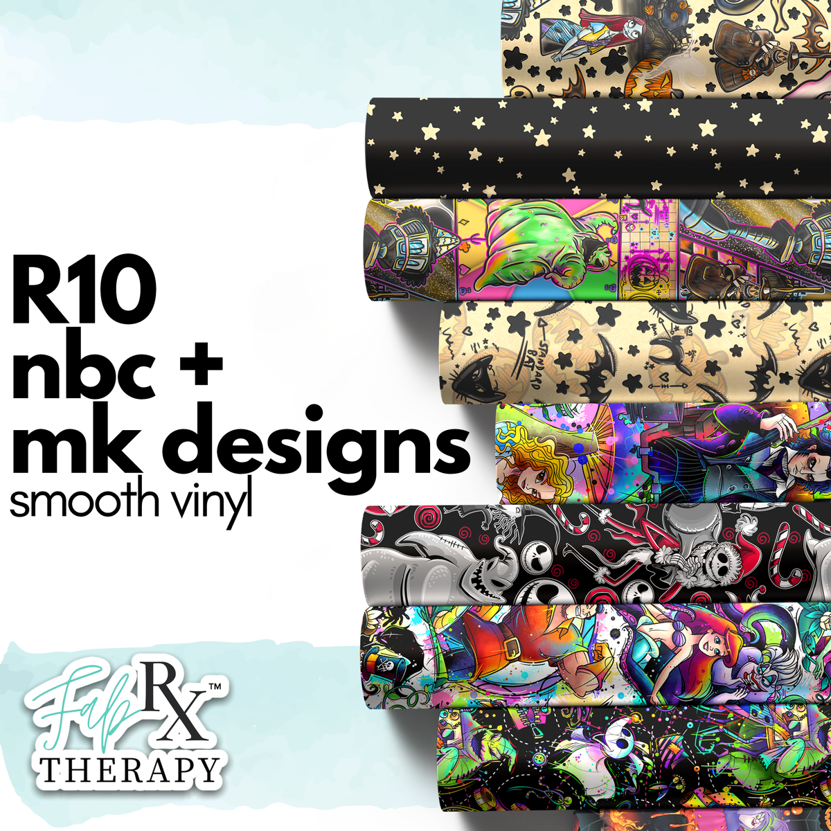 R10 NBC + MK Designs - Smooth Vinyl / Glow - RETAIL – Fabric Therapy