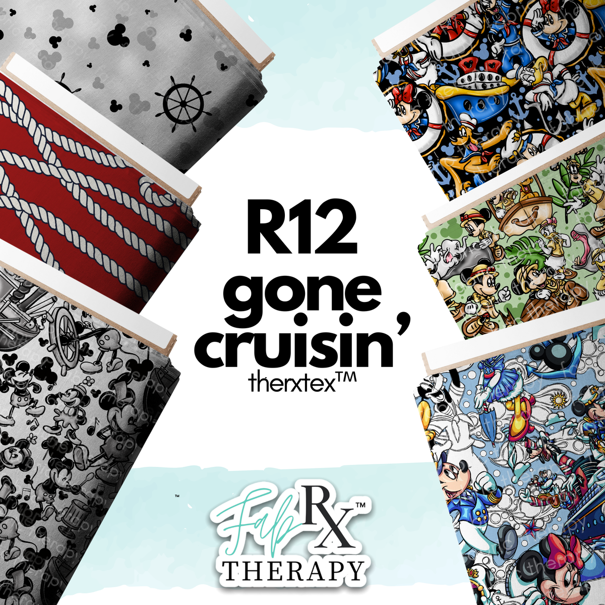 R12 Gone Cruisin Collection - Therxtex - RETAIL – Fabric Therapy